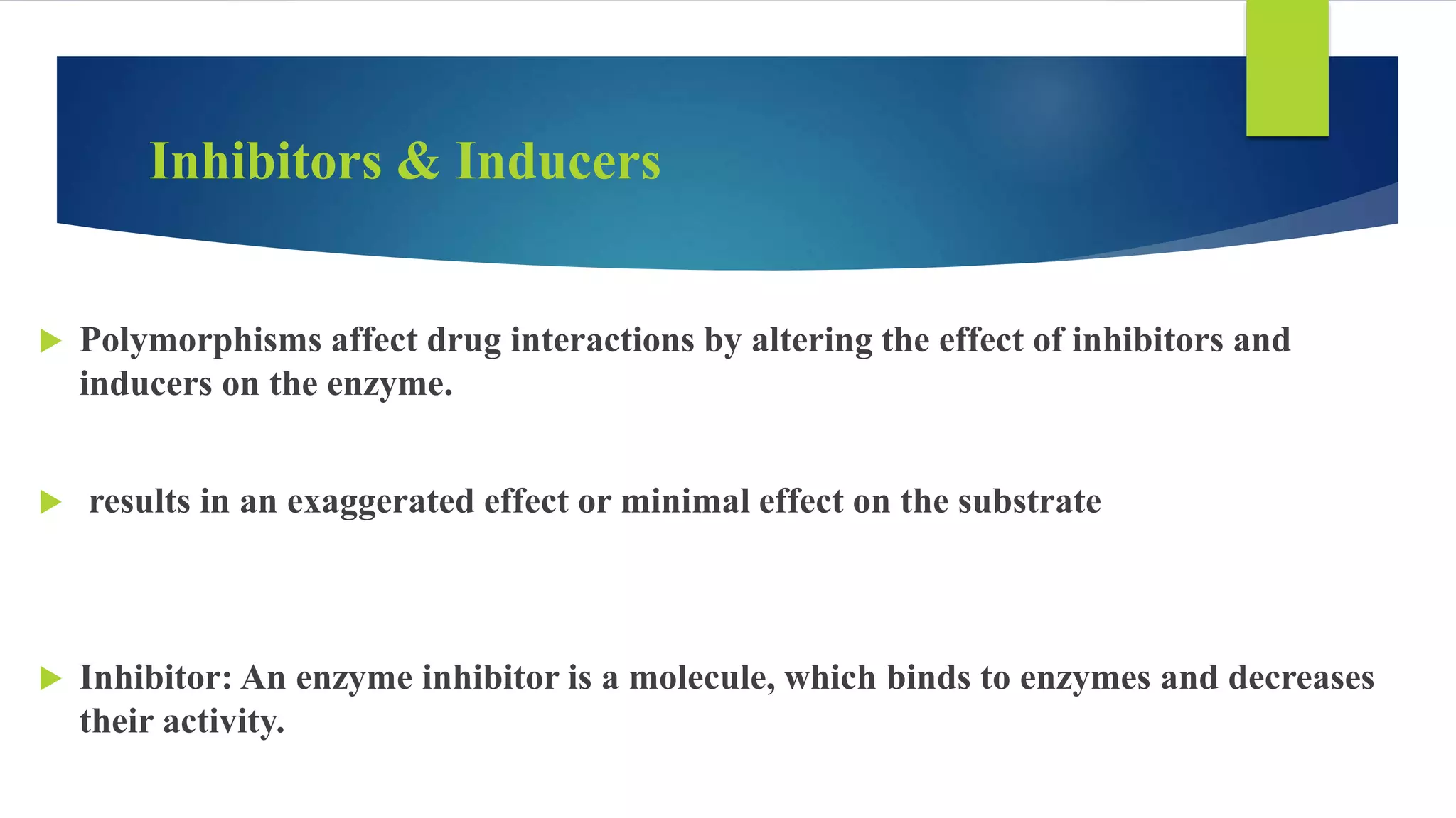 Presentation polymorphism affecting drug metabolism | PPTX