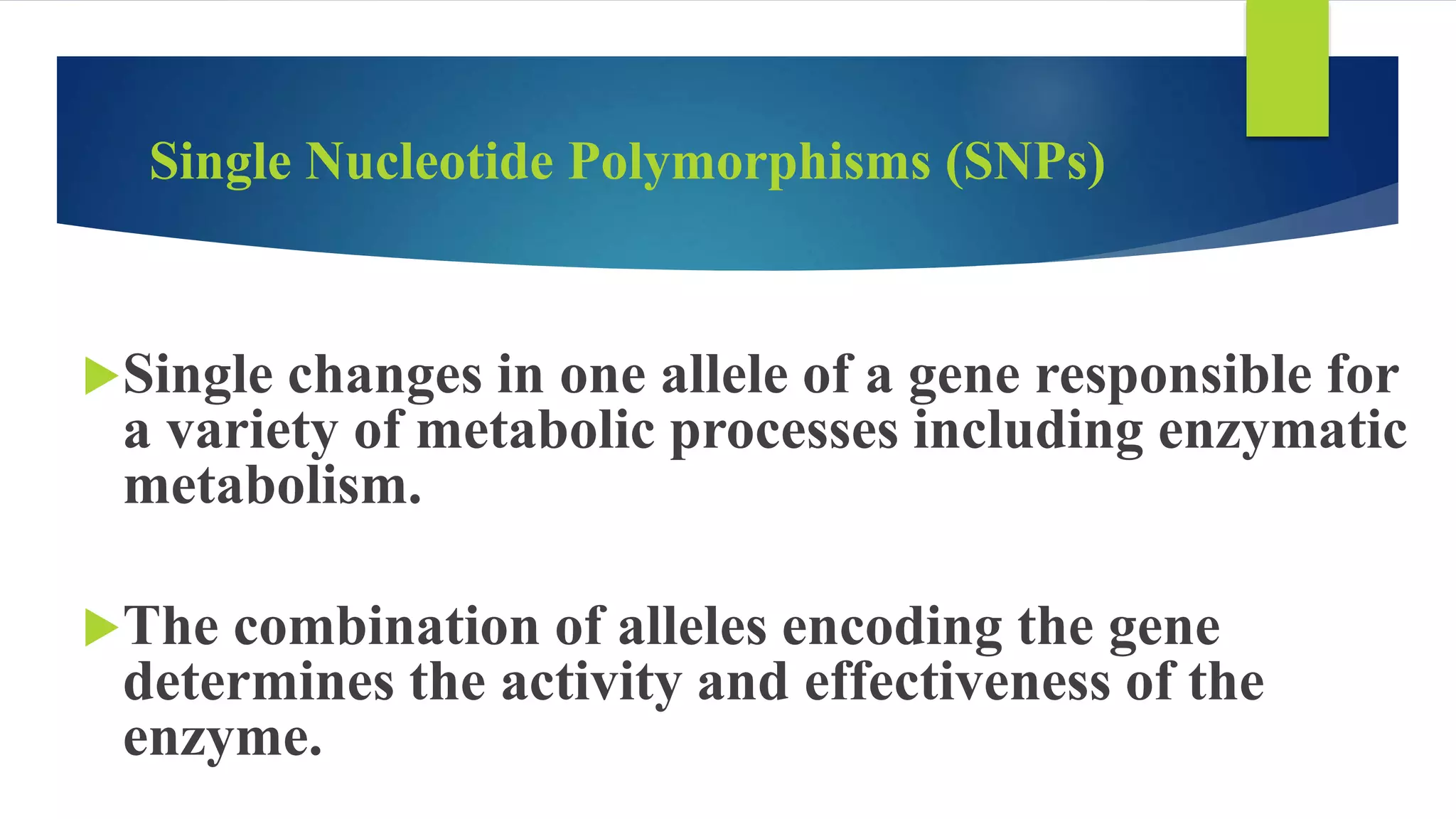 Presentation polymorphism affecting drug metabolism | PPTX