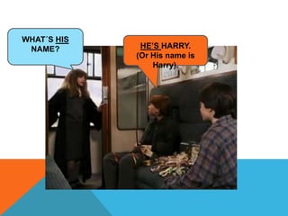 Personal Information Harry Potter | PPTX