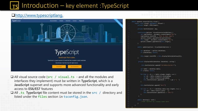 Creating custom visuals with Power BI Visuals CLI | PPTX | Web ...