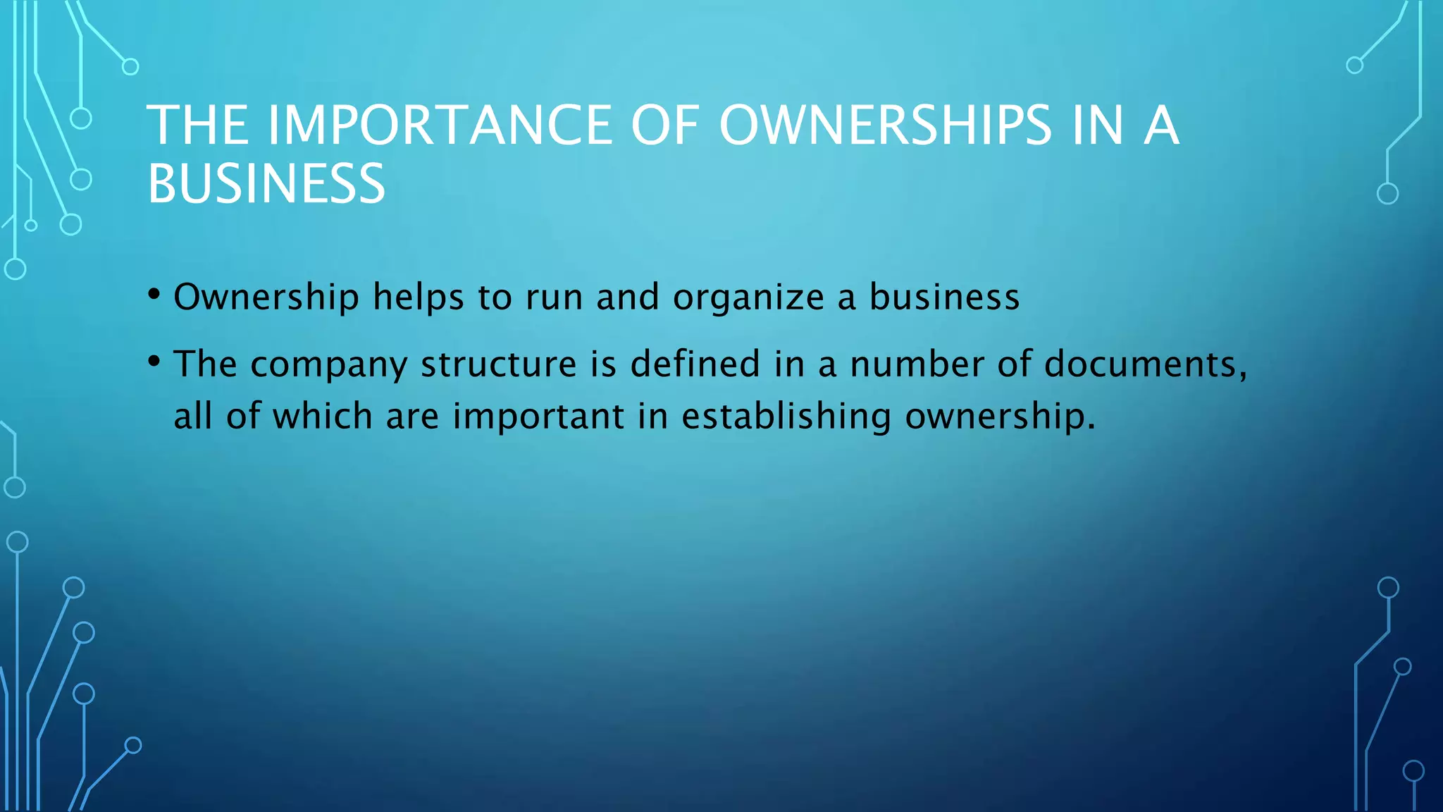types of ownerships | PPTX
