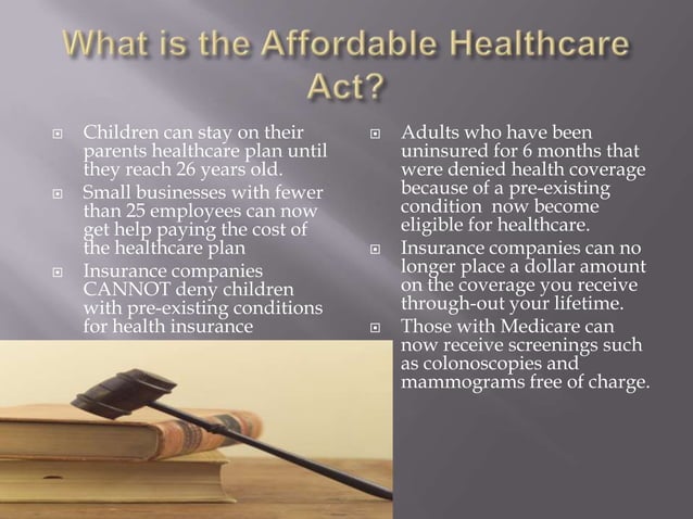 Affordable Care Act | PPTX