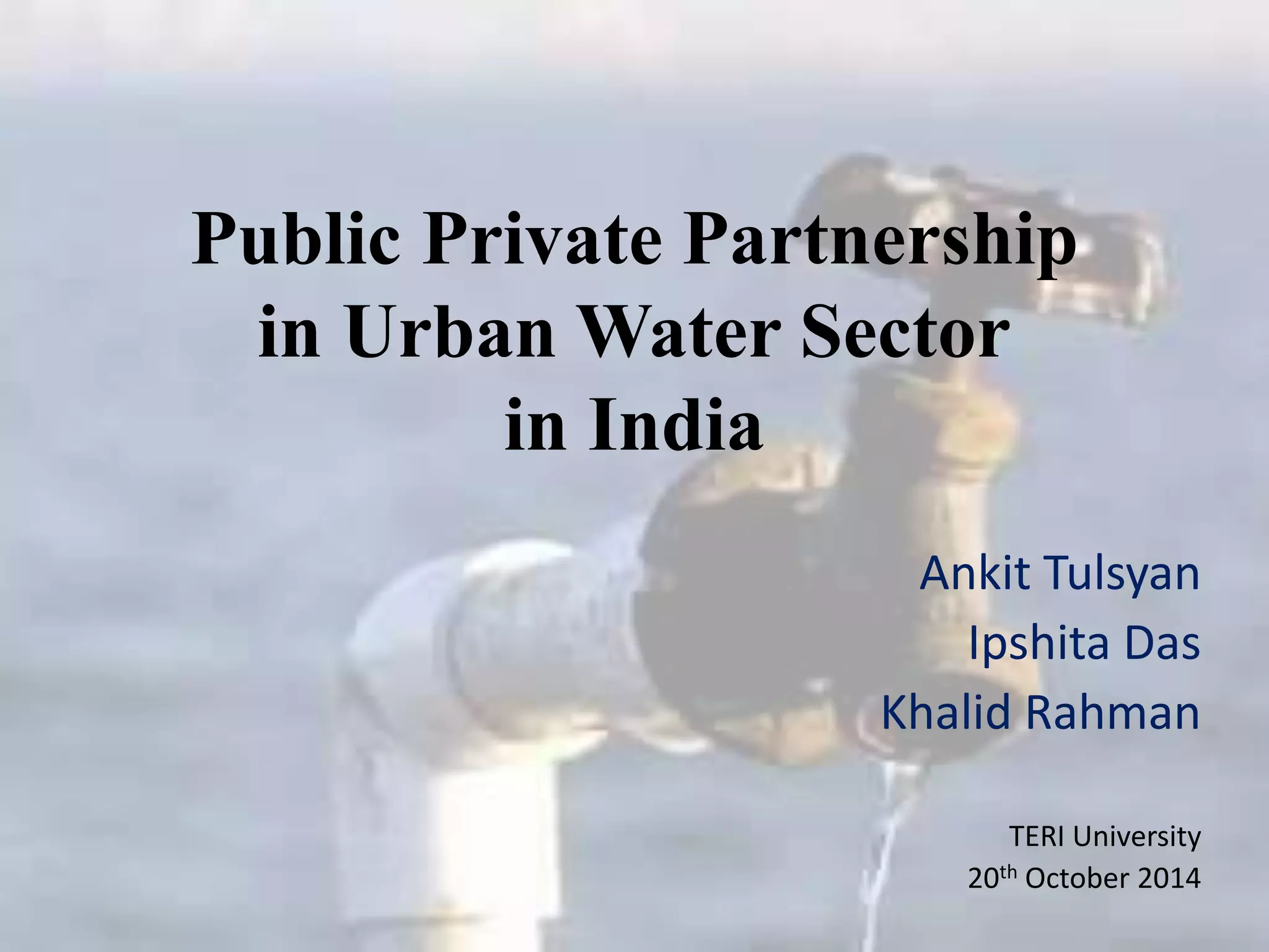 Presentation Public Private Partnership (PPP) | PPT Presentation Public Private Partnership (PPP) | PPT
