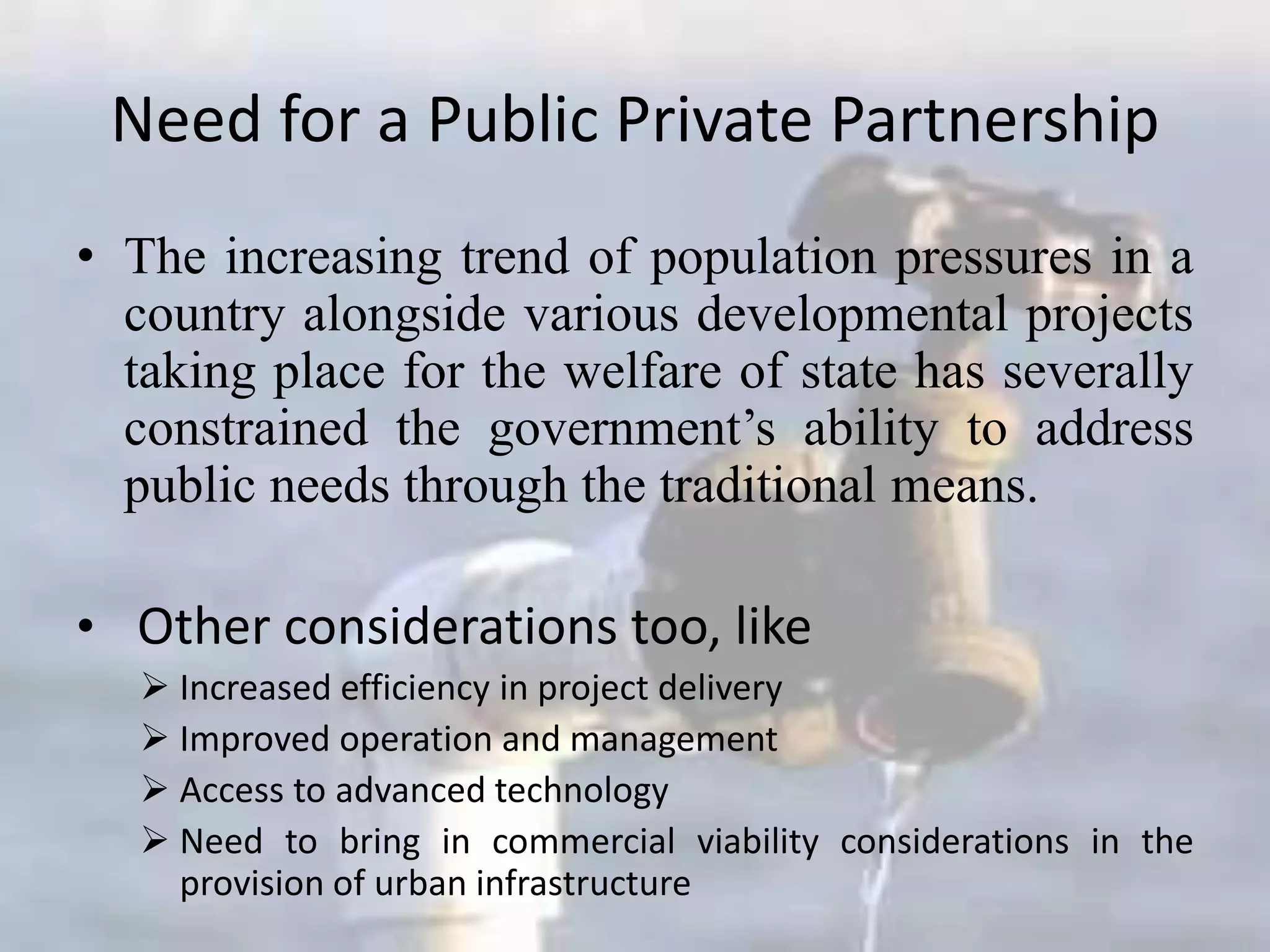Presentation Public Private Partnership (PPP) | PPT Presentation Public Private Partnership (PPP) | PPT