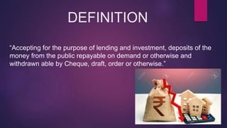 Banking sector services | PPTX