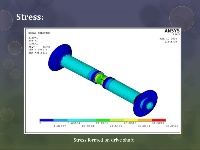 Design And Finite Element Analysis For Static And Dynamic Behavior Of