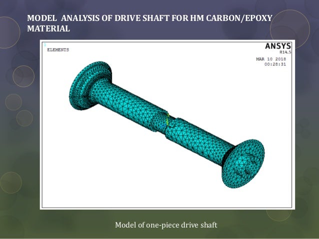Design And Finite Element Analysis For Static And Dynamic Behavior Of