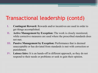 Leadership Styles | PPTX