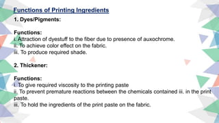 Presentation Comparative Study Between Reactive (Hot Brand) & Pigment ...