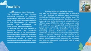 H2O QUEST , An integrated gameplay with educational content. | PPTX