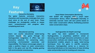H2O QUEST , An integrated gameplay with educational content. | PPTX