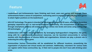 H2O QUEST , An integrated gameplay with educational content. | PPTX