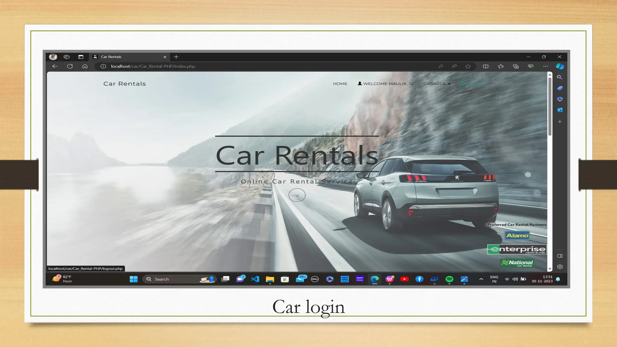 Online Car Rental System PHP and Mysql project | PPTX
