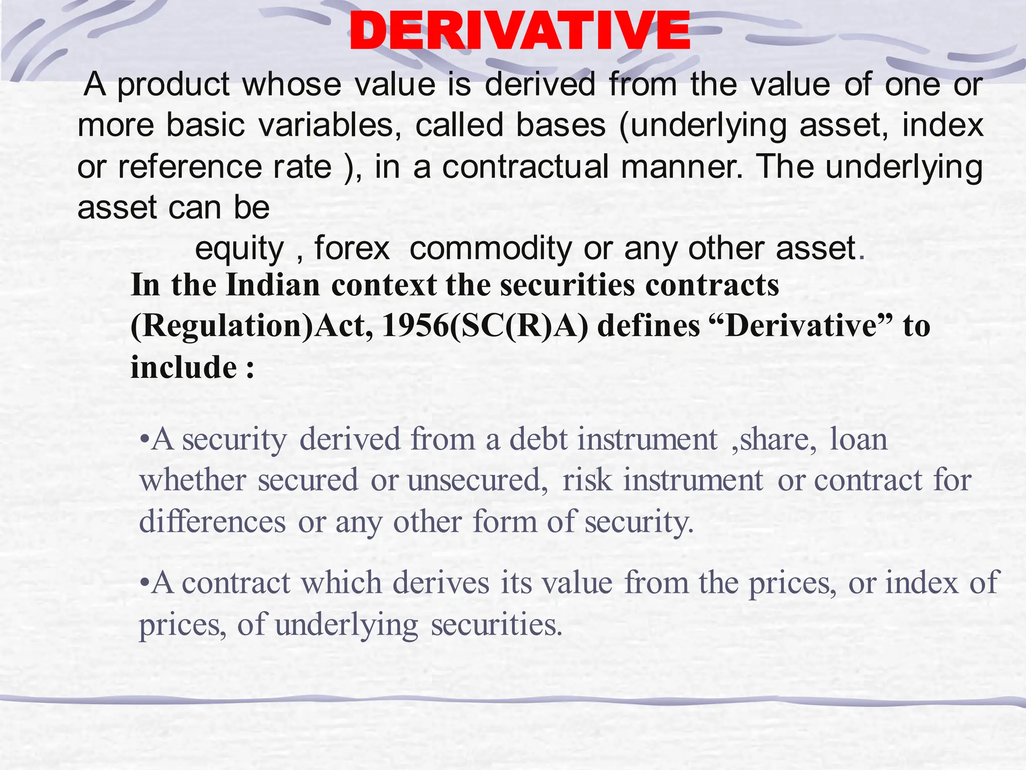 presentation_ppt-_on_derivativs_1456575867_96262 copy.pdf | Stocks and ...
