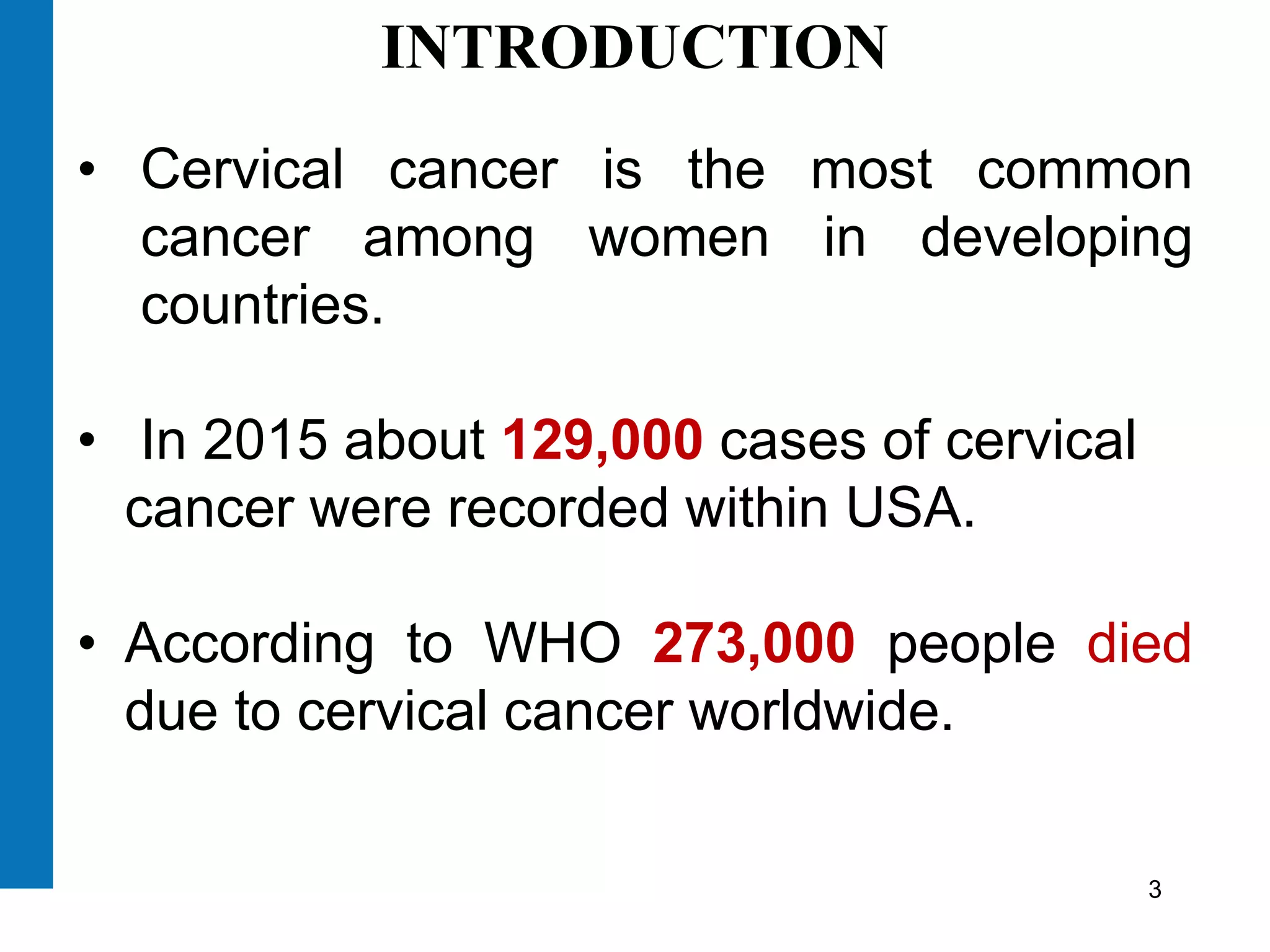 CLASSIFICATION OF CERVICAL CANCER DATASET | PPTX | Sexual Conditions ...