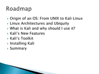 powe point presentation on kali linux and ethical hacking | PPTX