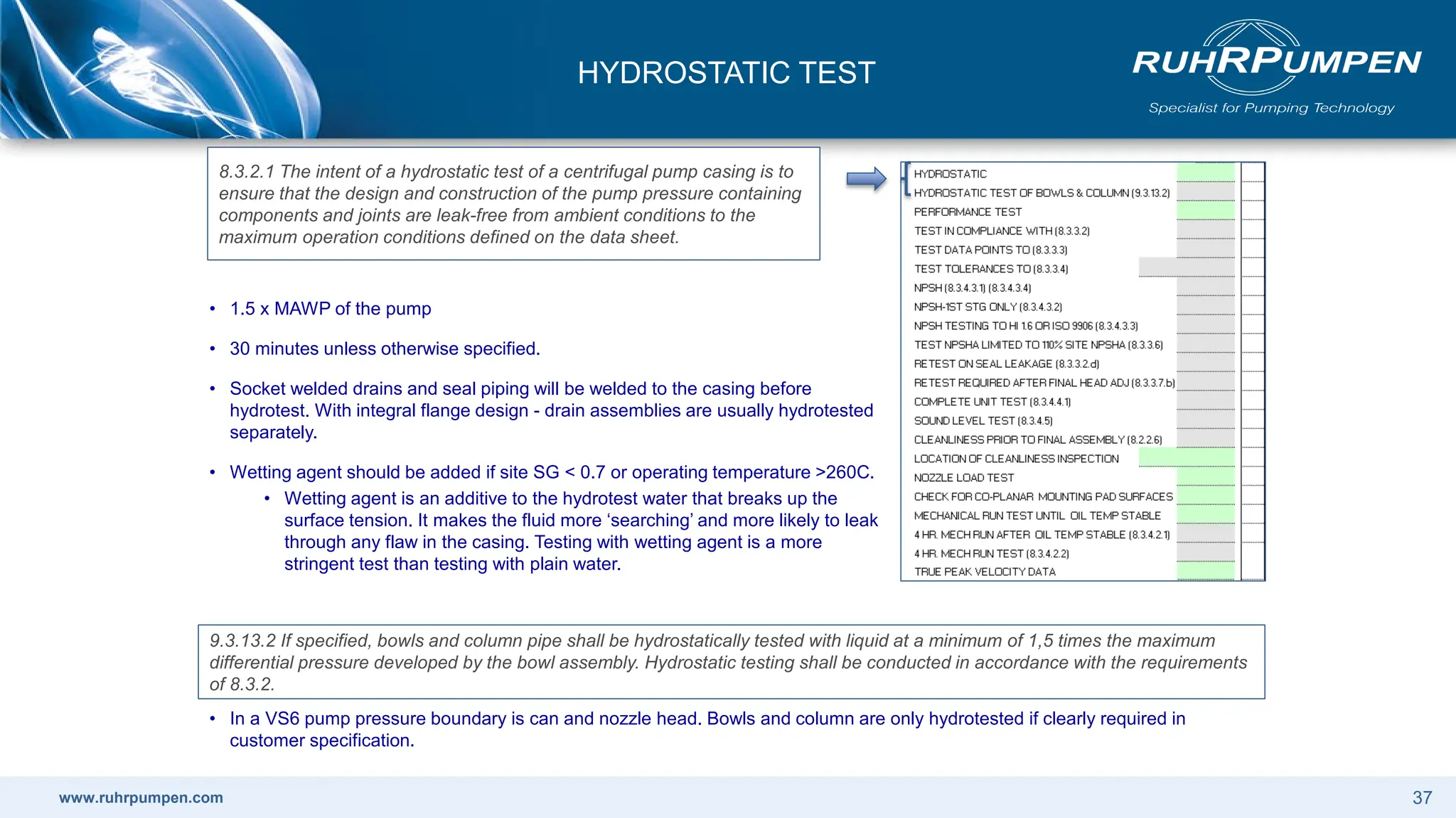 Presentation Ppt Session 14 Perf Testing And Inspection Of Api610 Pumps Part 2pdf