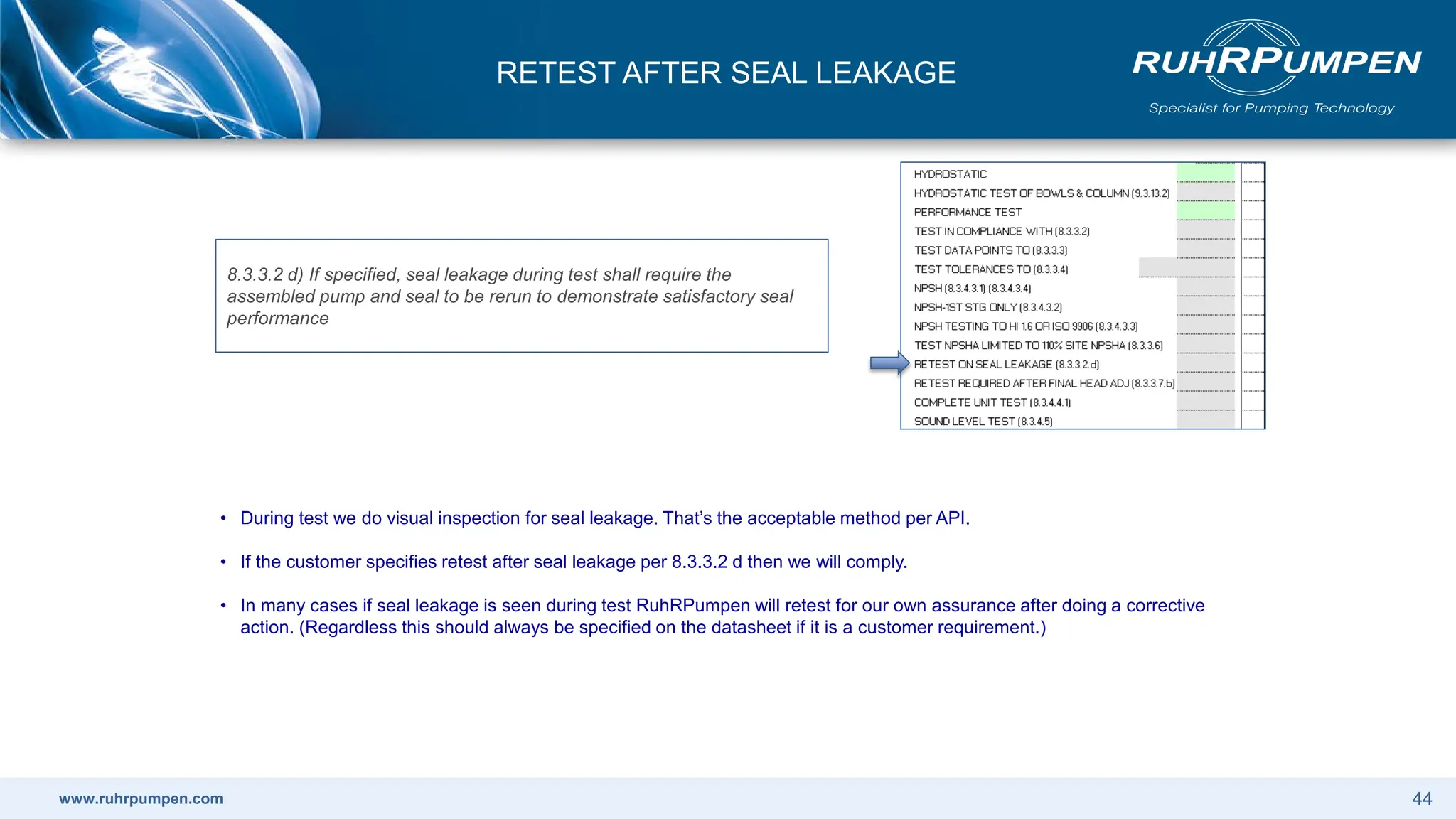 Presentation PPT Session 14 - Perf Testing and Inspection of API610 ...