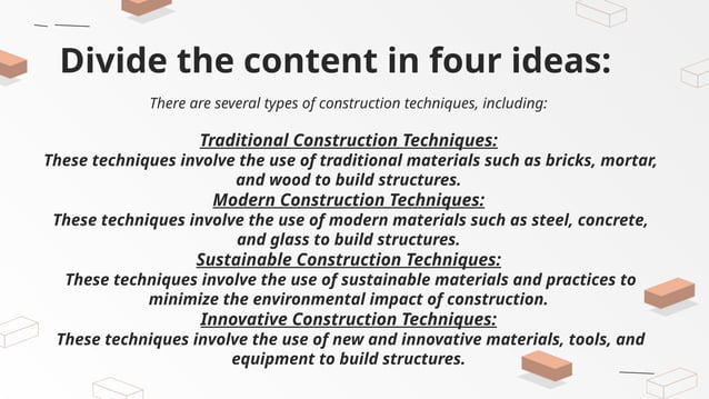 PRESENTATION building material and construction methods | PPT