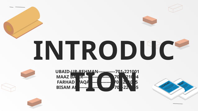 PRESENTATION building material and construction methods | PPT