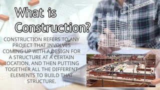 PRESENTATION building material and construction methods | PPTX
