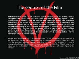 V for Vendetta | PPTX | Terrorism | Sensitive Topics