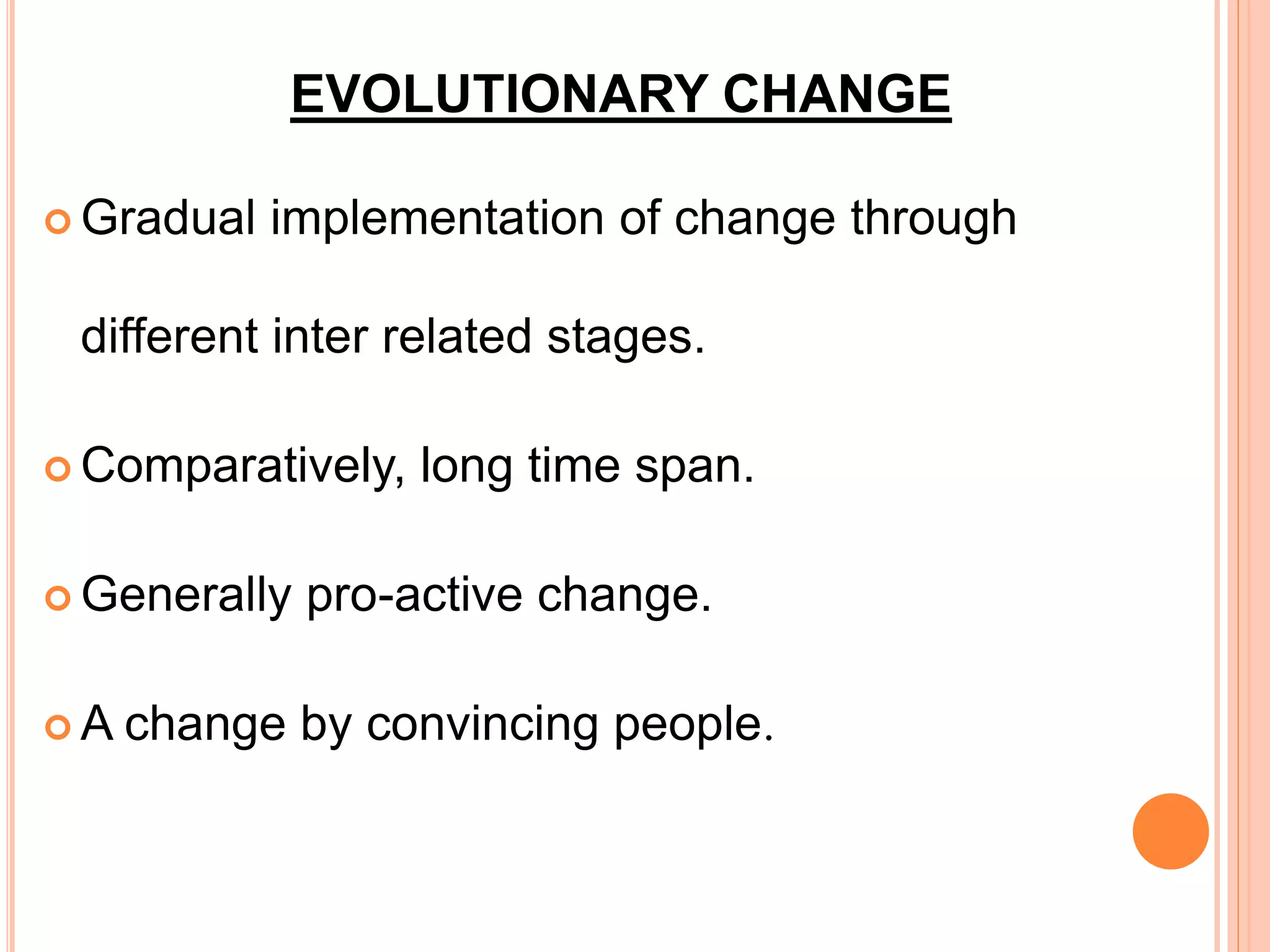 CHANGE MANAGEMENT AND IMPLEMENTATION | PPTX