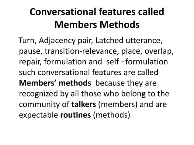 Presentation pragmatics from doing pragmatics chapter nine talk | PPT