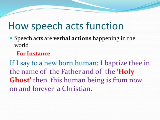 pragmatics speech act theory promises, felicity conditions | PPTX