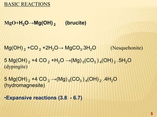 CARBONATING MAGNESIA FOR SOIL STABILIZATION | PPTX
