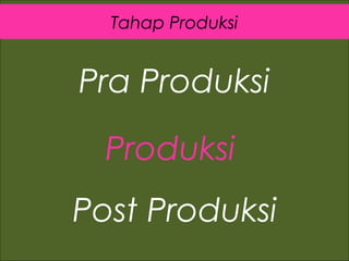Presentation pra produksi | PPT