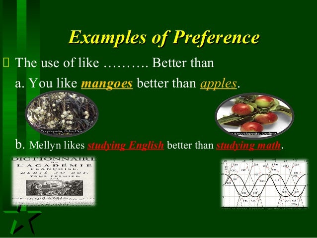 Presentation Preference