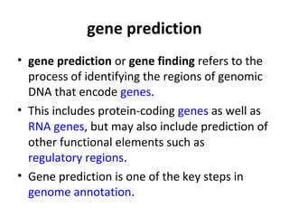artificial neural network-gene prediction | PPT