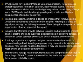 POWER QUALITY PROBLEMS & SOLUTIONS- POWER SYSTEM | PPTX