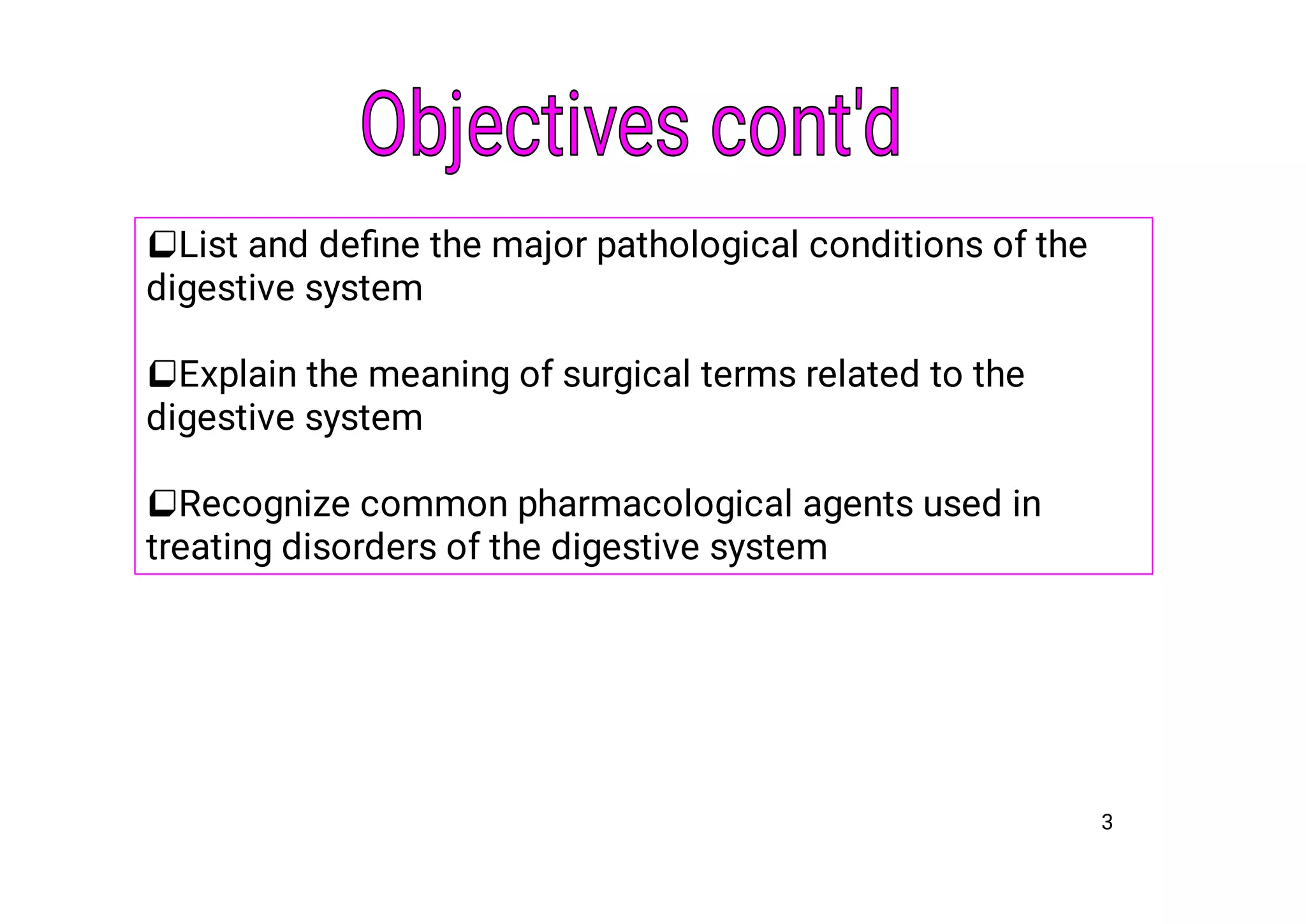 Medical terminology: digestive system | PDF