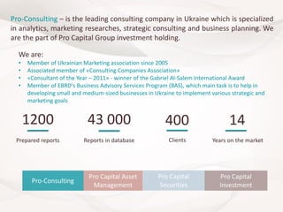 Presentation Pro-Consulting | PDF | Marketing and Advertising | Business