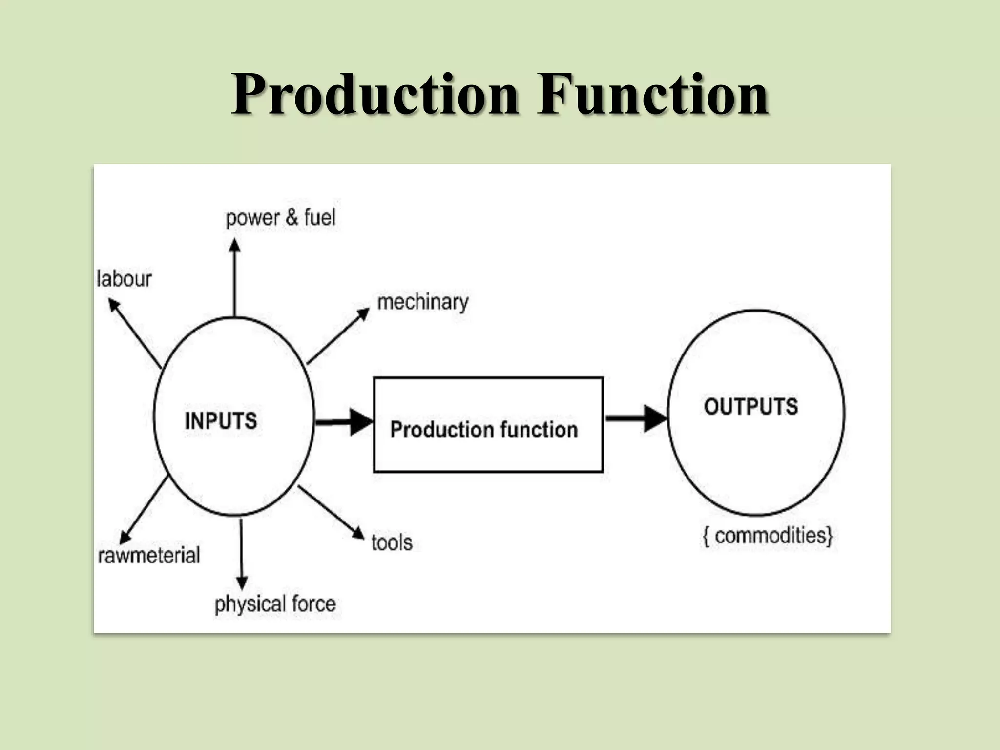 Production Function Ppt Pptx