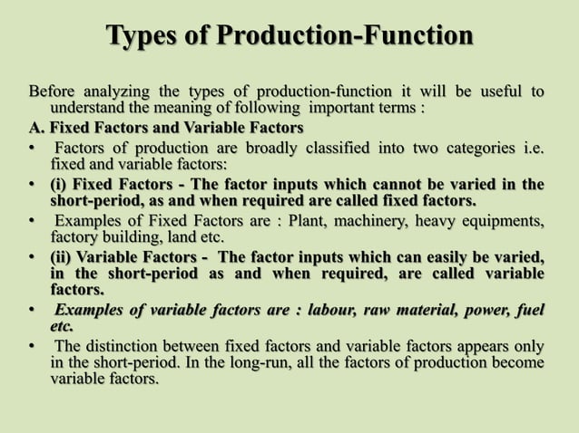 PRODUCTION FUNCTION PPT.pptx