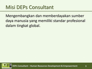 DEPs Consultant | PPT