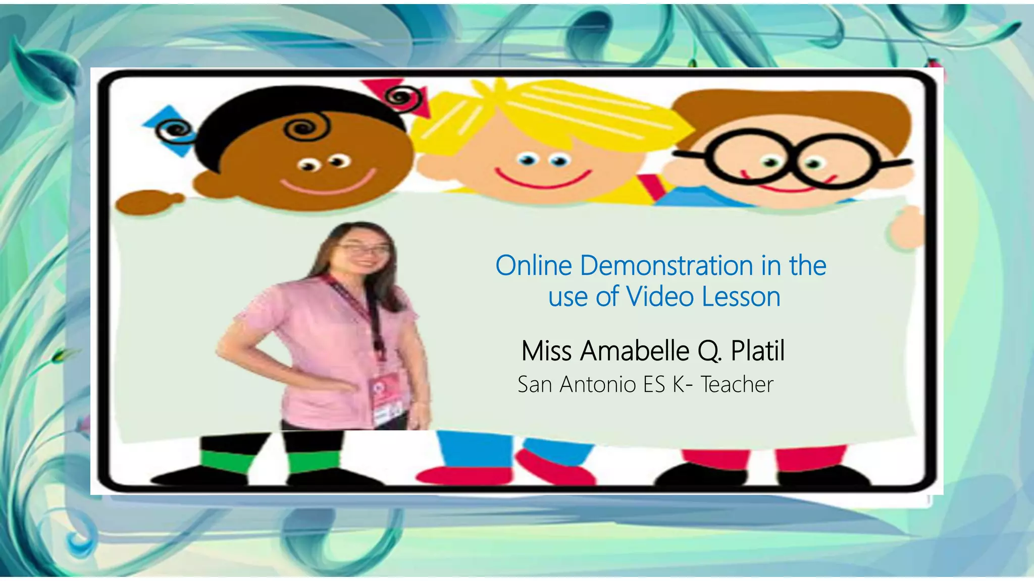 Presentation program for kindergarten webinar orientation | PPT