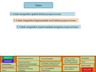 Presentation progresivisme | PPTX