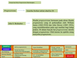 Presentation progresivisme | PPTX