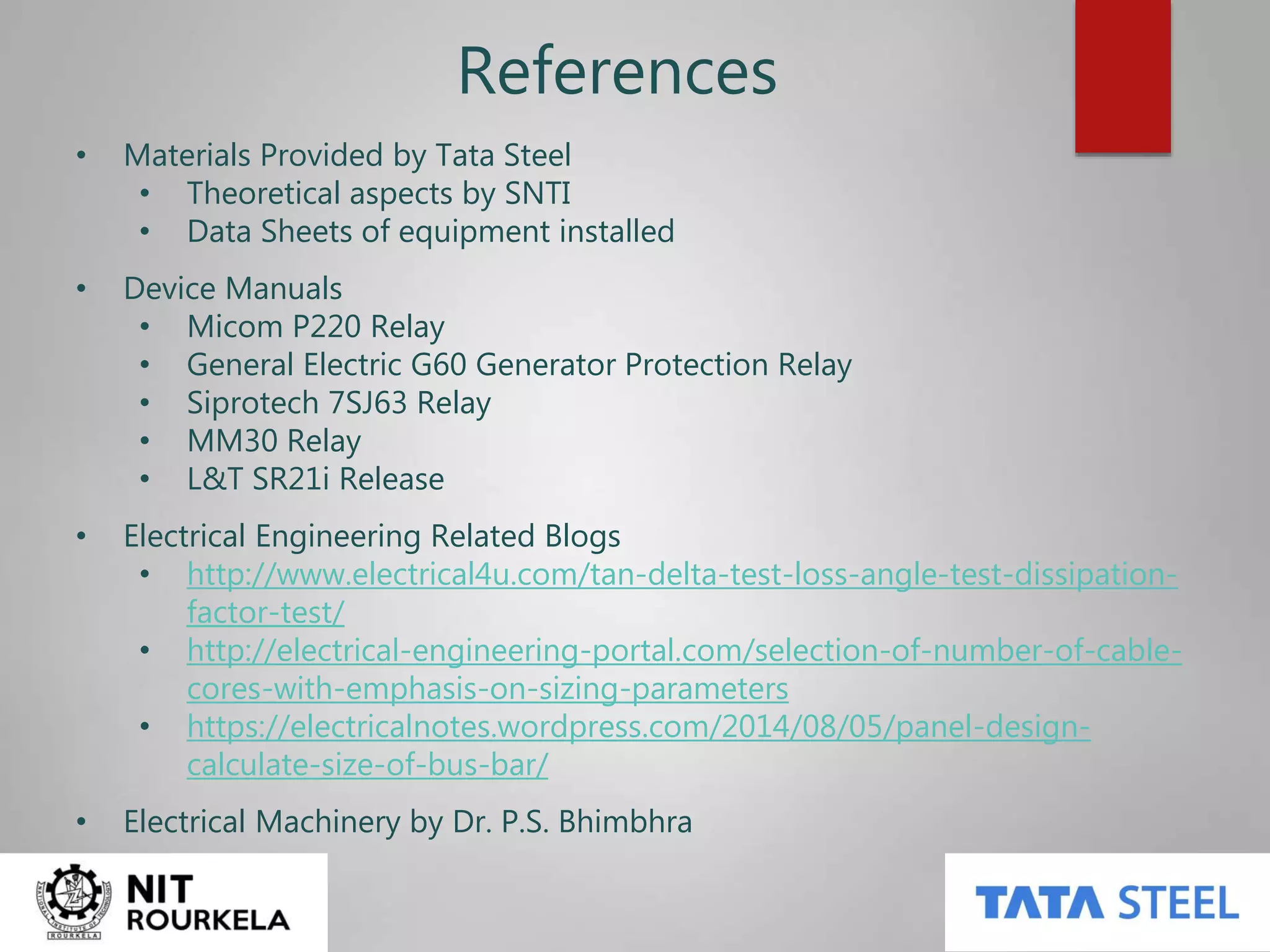 Summer Internship Presentation | PPTX | Power and Energy Industry ...