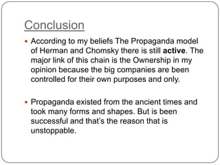 Propaganda model P | PPT