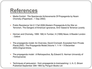 Propaganda model P | PPT