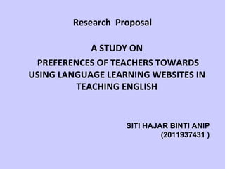 Presentation proposal | PPT