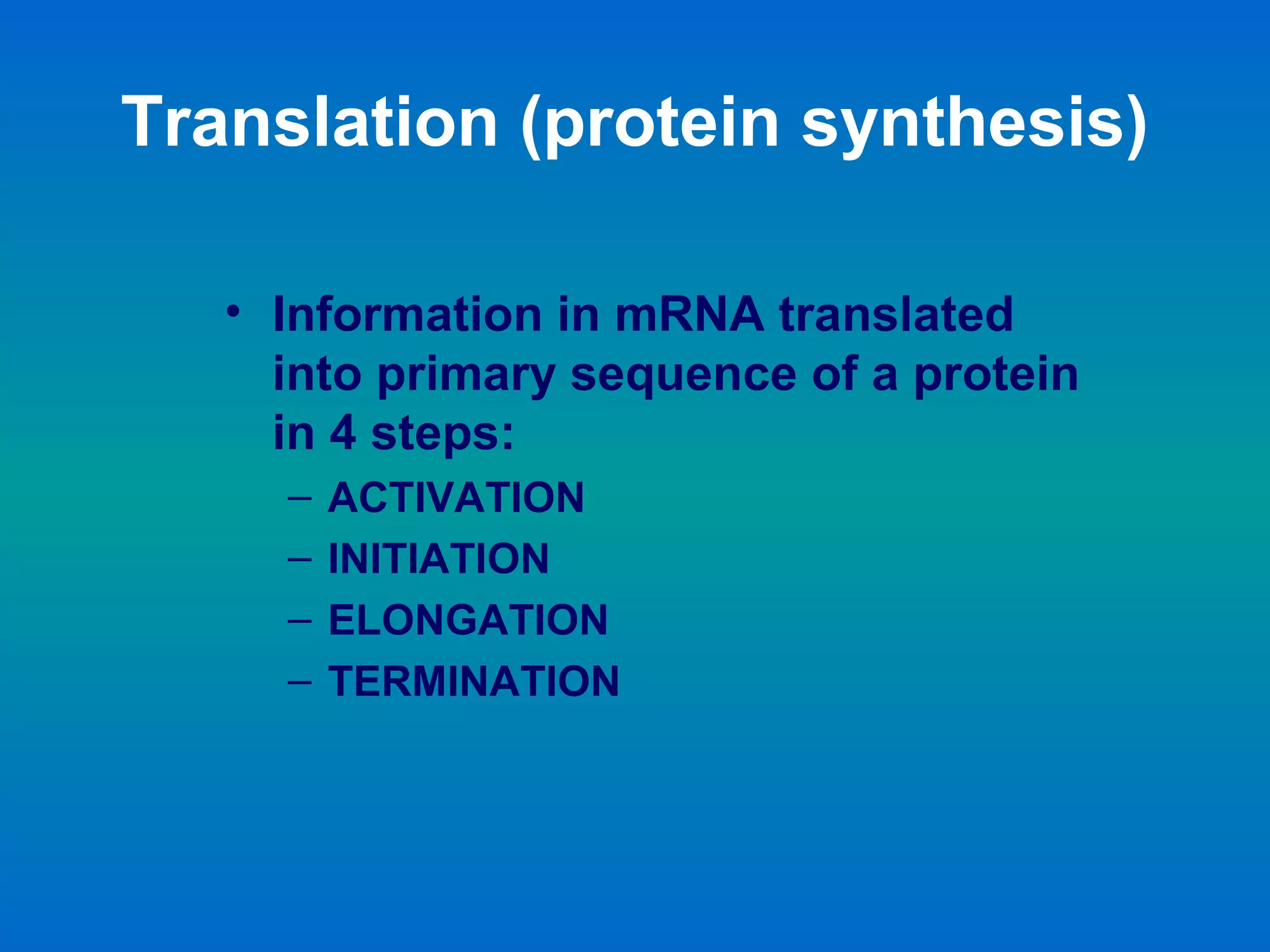 Presentation Protein Synthesis | PPT
