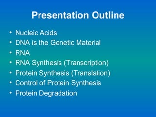 Presentation Protein Synthesis | PPT