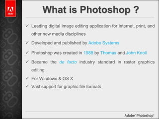 An Overview to Photoshop | PPT