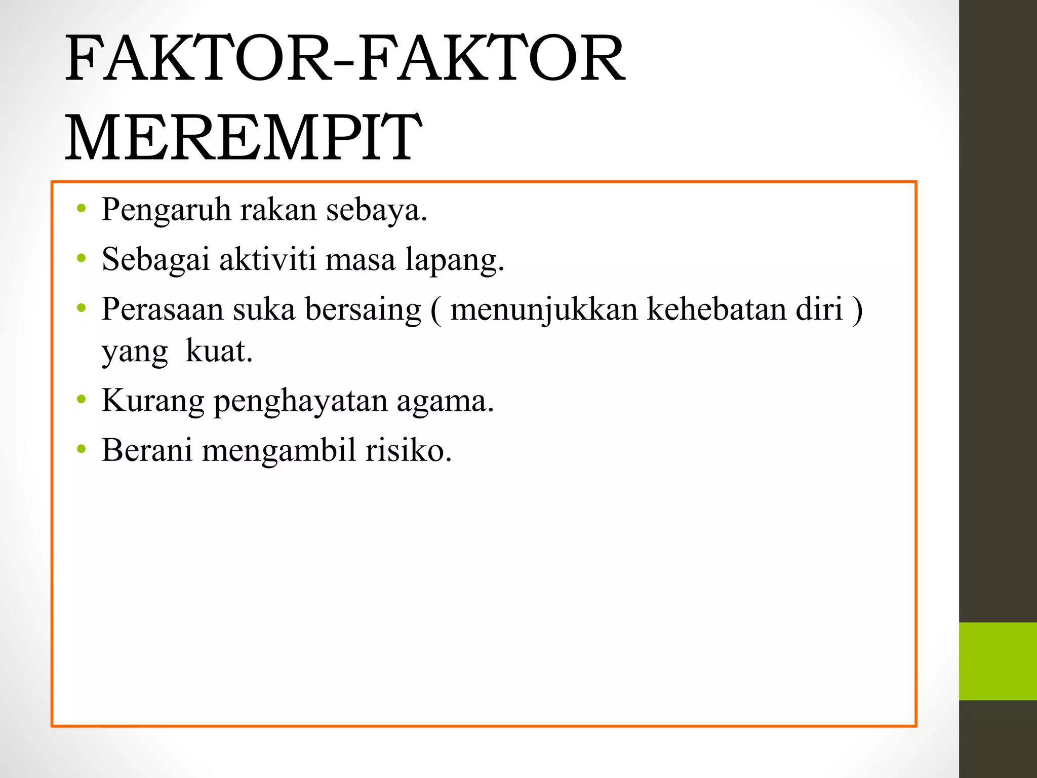Contoh Presentation Psikologi Islam ( Kajian terhadap remaja Berisiko ...